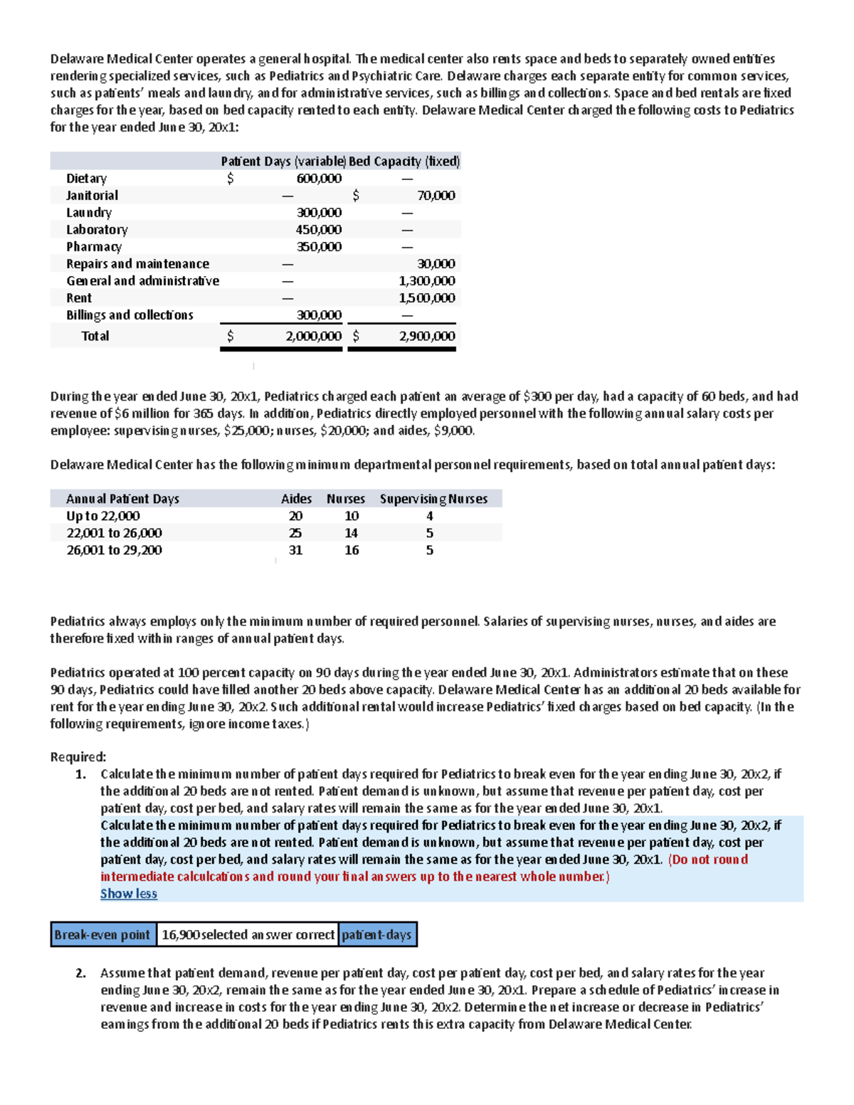 Sample/practice exam 2019, questions and answers - Delaware Medical ...