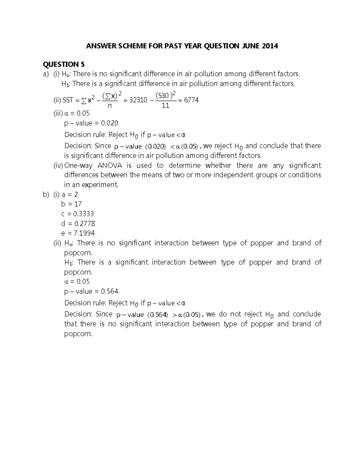 Suggested Answer PYQ Chapter 3 - ANSWER SCHEME FOR PAST YEAR QUESTION ...