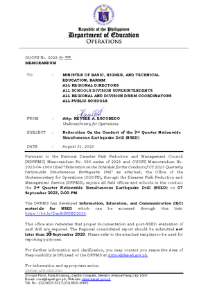 RM-1101 Extension - Memo - Education - Studocu