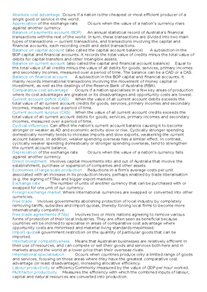 Living standards summary card - Material living Standards: The ...