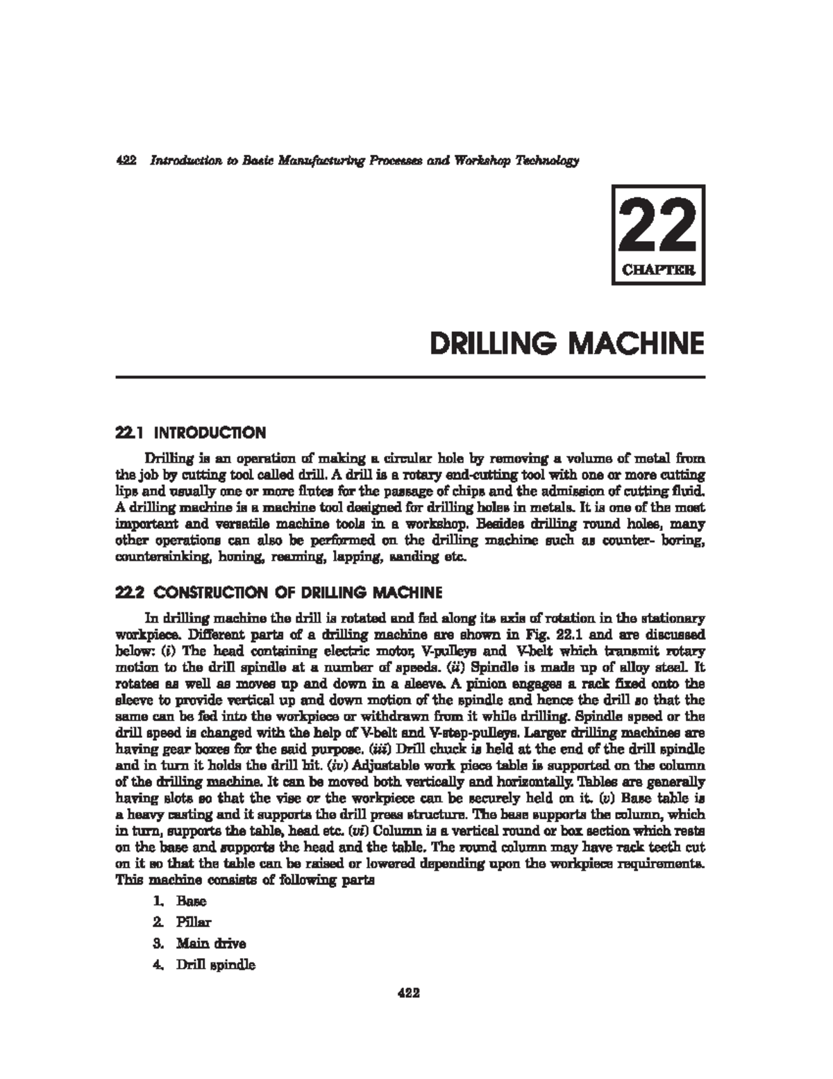 Drilling Machine - Mechanical Engineering - Studocu