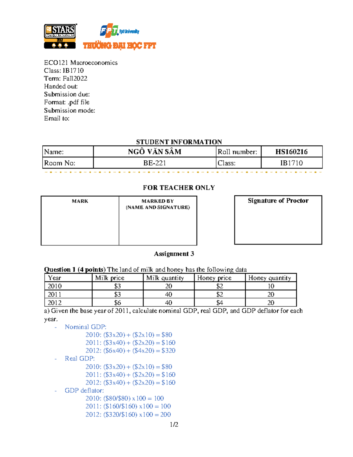 Ngô-Văn-Sâm-HS160216-IB1710-ECO121 Individual-Assignment-03 - 1/ ECO121 ...