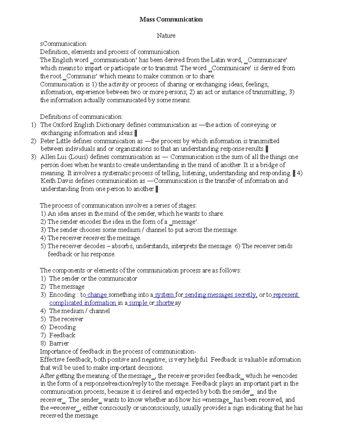 Mass Comm 1 Notes For Mass Communication Mass Communication Nature mass-comm-1-notes-for-mass-communication-mass-communication-nature