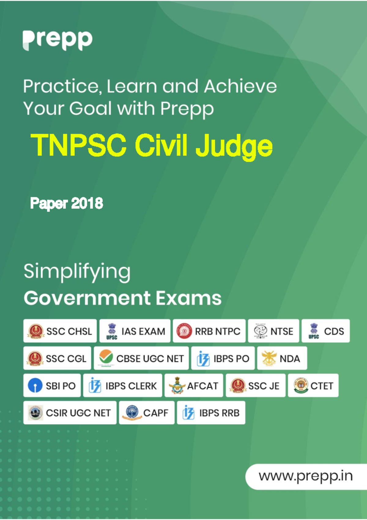 2018 TN Civil Judge - Criminal law - TNPSC Civil Judge Paper 2018 - Studocu
