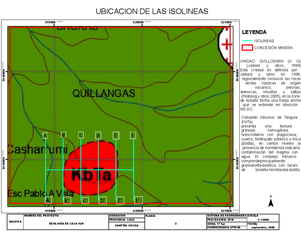 Isolineas - isolíneas para calculo de reservas - Warning: TT: undefined ...