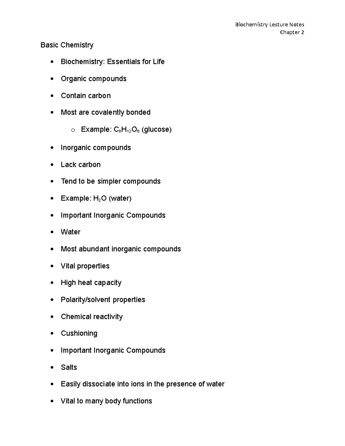 Microbiology-Basic Chemistry-Study Guide - Basic Chemistry Biochemistry ...