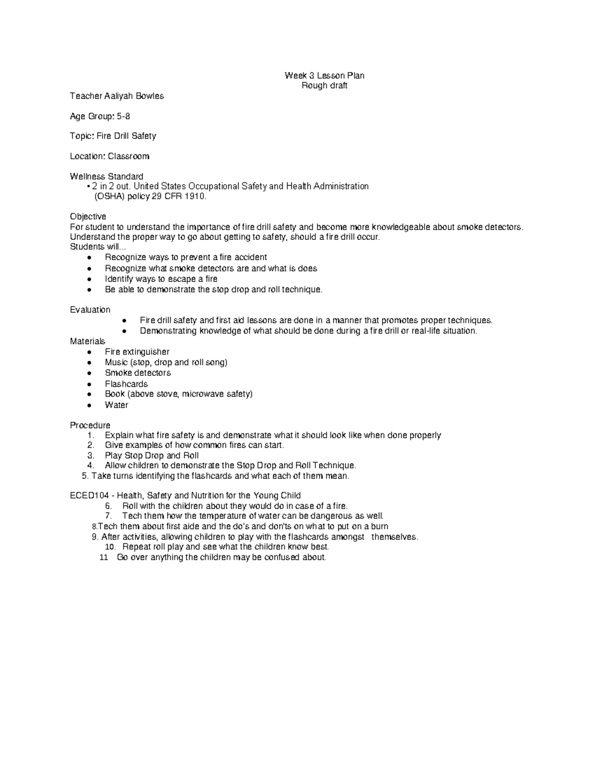 Document (9) copy - N/A - Week 3 Lesson Plan Rough draft Teacher ...
