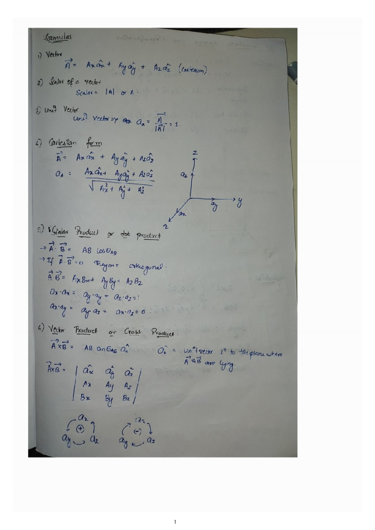 EMT Formulas - toomatics 1) Vector A Anan Ayay Azaz (cartetion) 2 ...