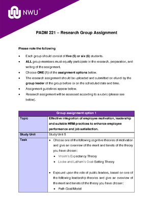 PADM 121- chapter 9-unit 3 classnotes - PADM 121- CHAPTER 9, UNIT 3 ...