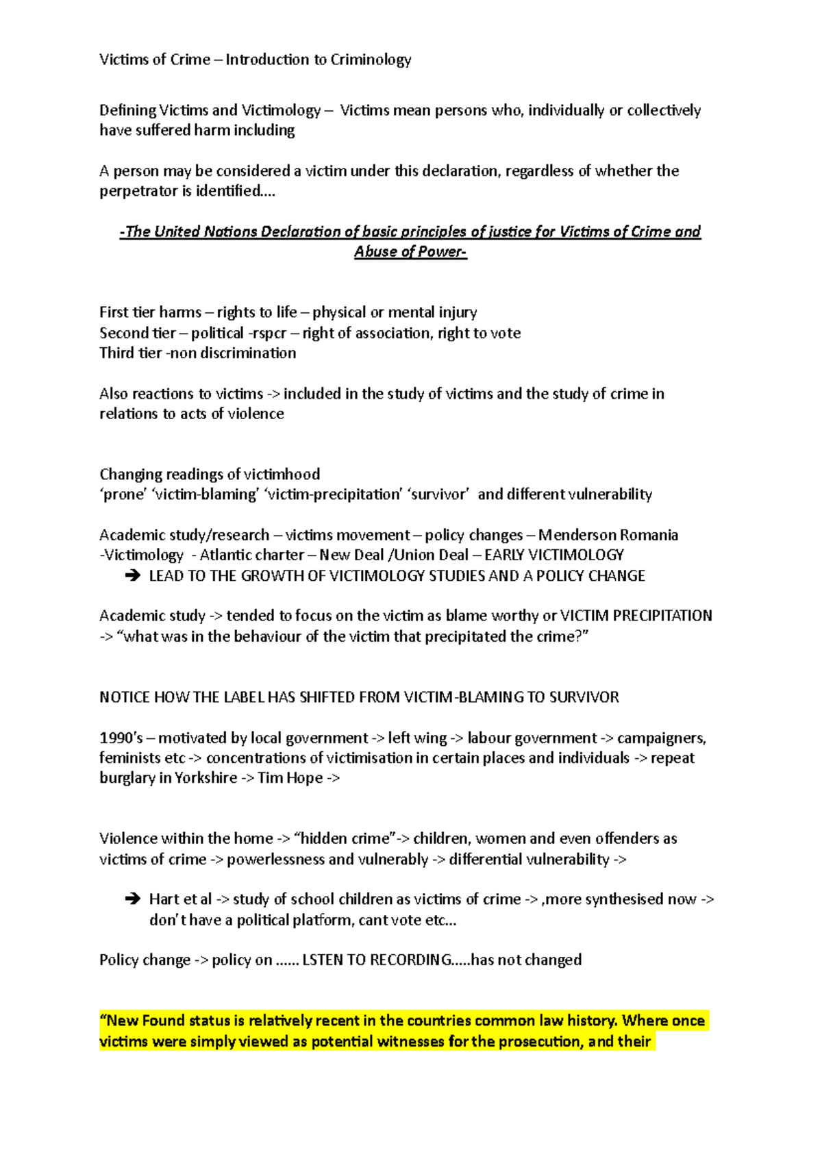 Victims of Crime – Introduction To Criminology - Victims of Crime ...