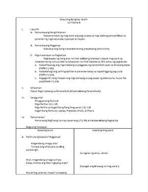 MTB - mother - DETAILED LESSON PLAN IN MOTHER TONGUE Grade: 2 Subject ...