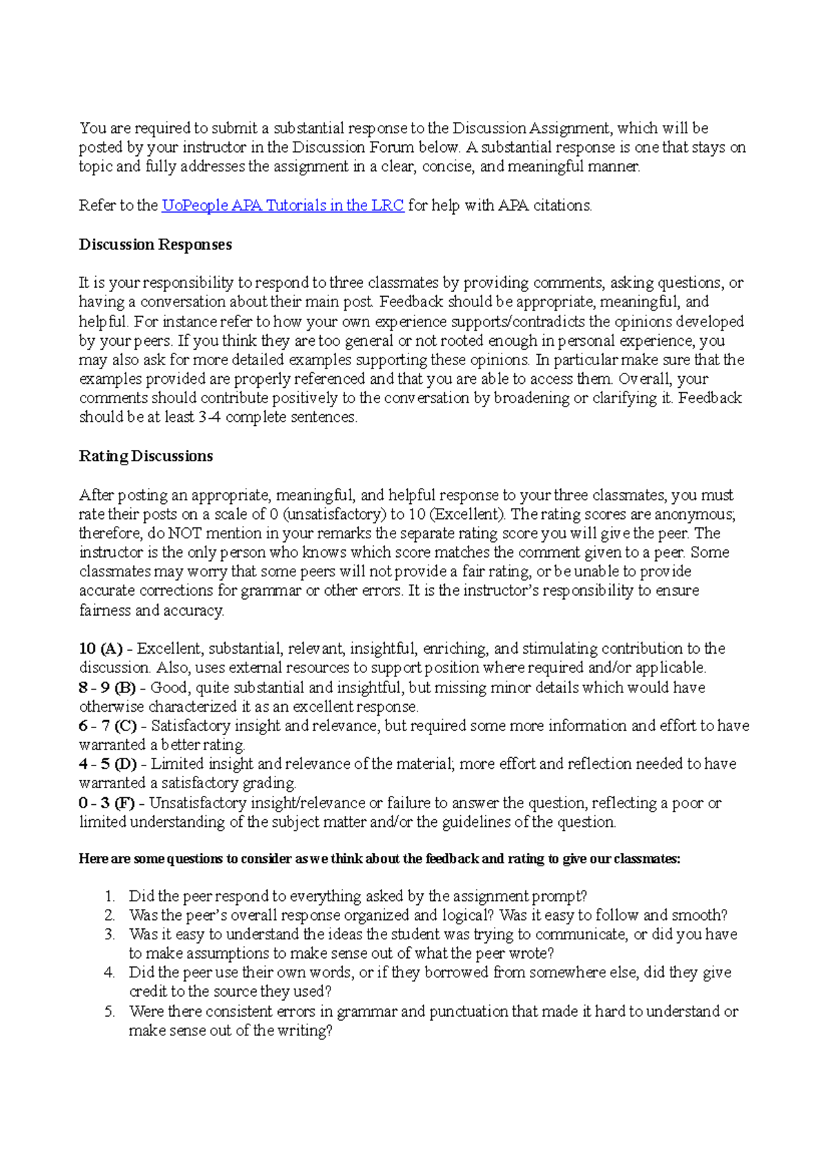 Ethics phil 1404 - You are required to submit a substantial response to ...