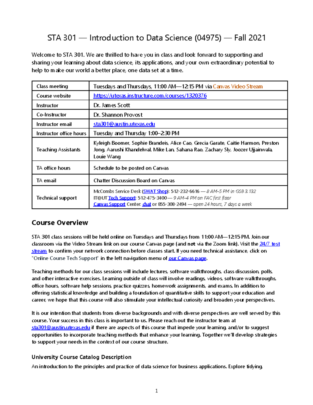 STA 301 - Course detailed overview with grading information - STA 301 ...