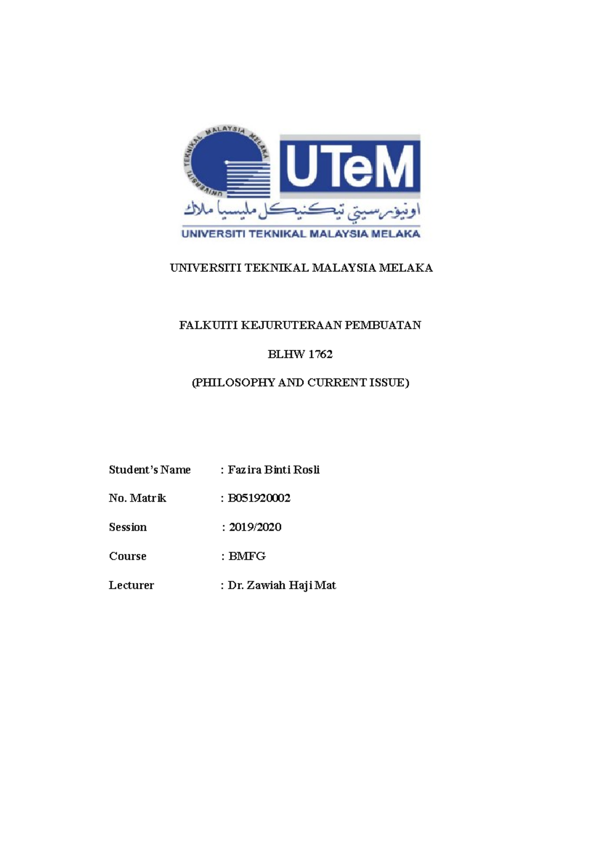 KESAN STRESS PADA MENTAL DAN FIZIKAL - UNIVERSITI TEKNIKAL MALAYSIA ...