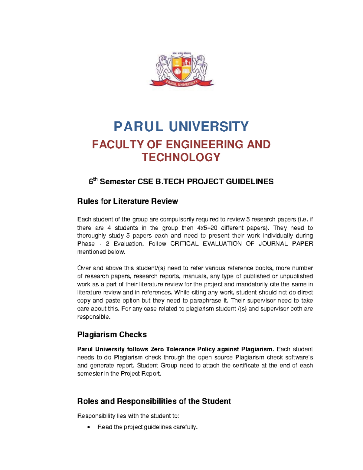 human ai robotics - 2018 - 19 PARUL UNIVERSITY FACULTY OF ENGINEERING AND TECHNOLOGY 6 th ...