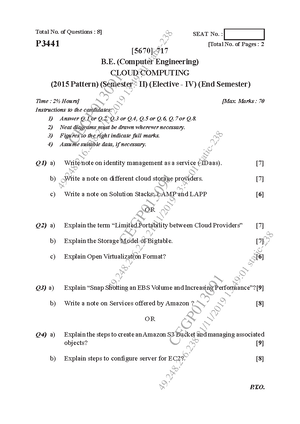 SCOA Unit 6 Notes - Computer Engineering - Studocu