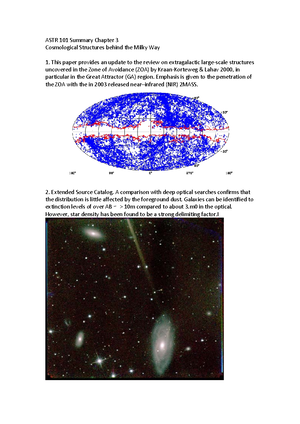 ASTR 101 Summary Chapter 2 - ASTR 101 Summary Chapter 2 The Second Star The ejecta of the first ...