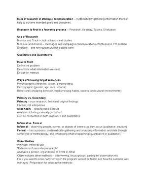 SWOT Analysis PR ResearchNotes - Strengths Location for internships ...