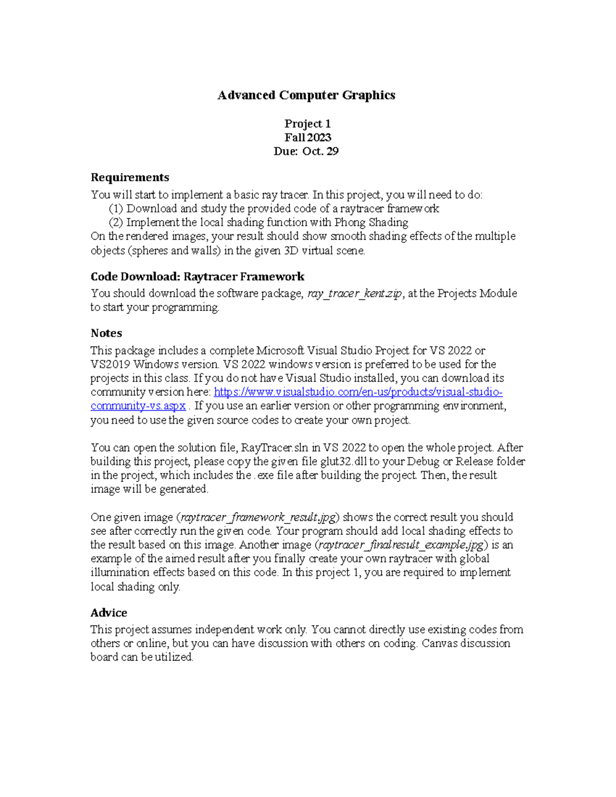 Advanced Computer Graphics Fall2023 Project 1-1 -2042947384 - Advanced ...