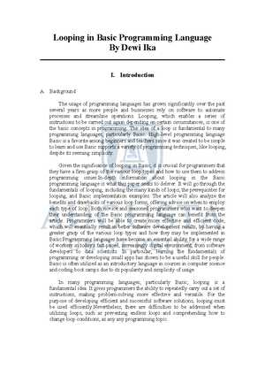Principle’s of Computer Program Chapter 6 (assignment) - DEWI IKA ...
