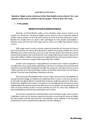 LEED 1301 FINAL EXAM QUESTION SEMESTER 1 - Name : Matric Num. : Section ...