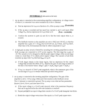 IM1002 - NTU - Analog Electronics - Studocu