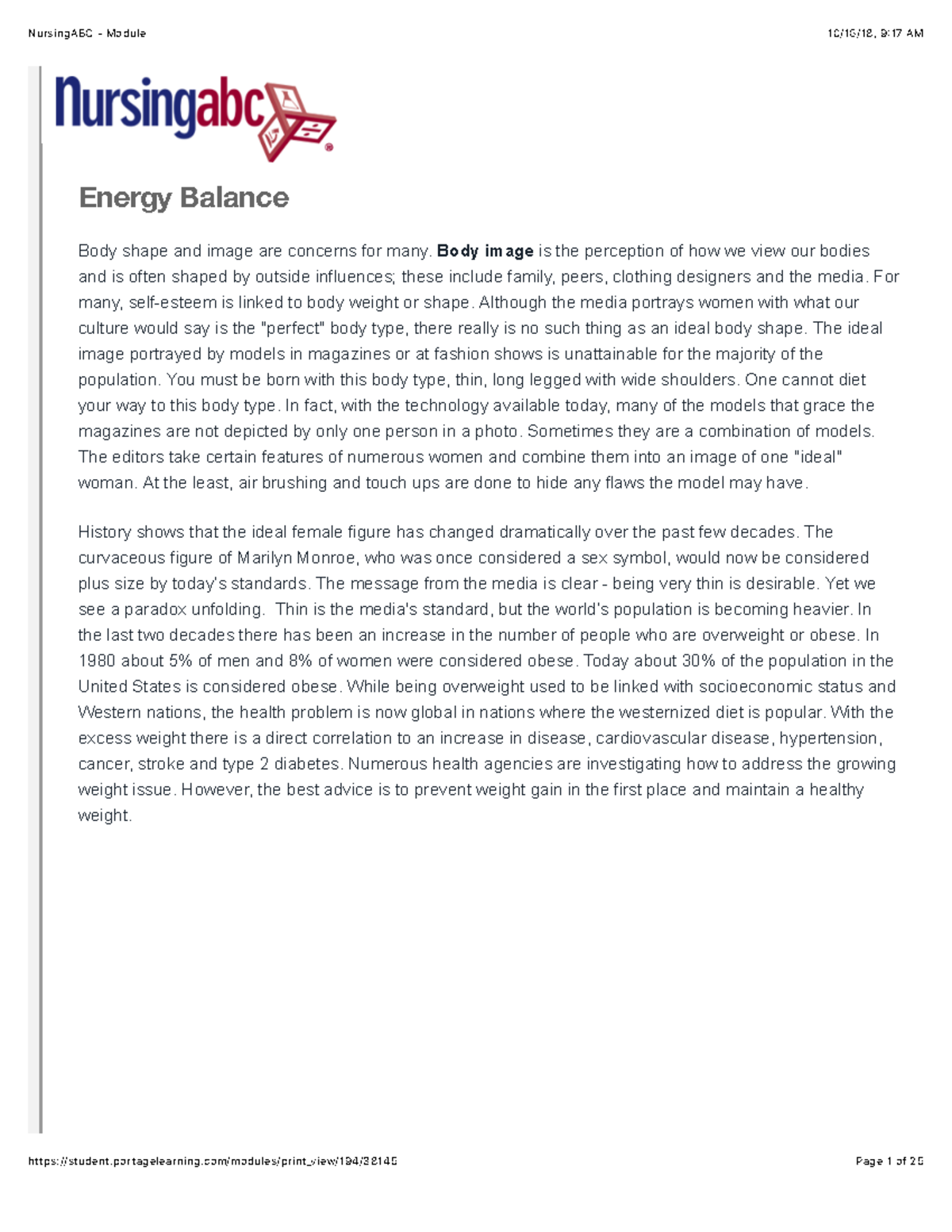 BIOD 121 Module 3 - NursingABC - Module 10/16/18, 9)17 AM Energy ...
