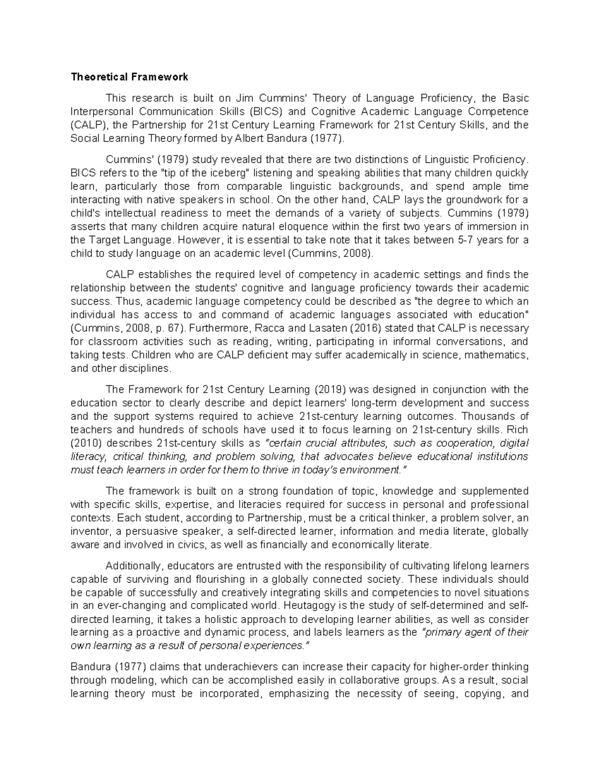 C140-Theoretical-Framework - Theoretical Framework This research is ...