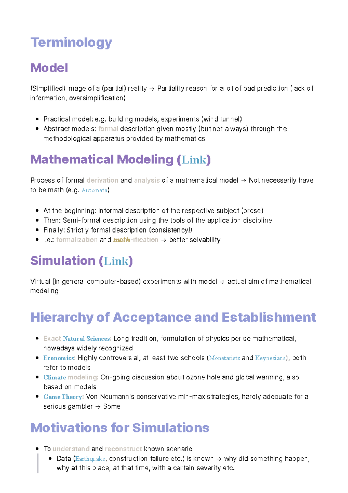 01 Introduction to Mathematical Modeling - Terminology Model Simplified ...