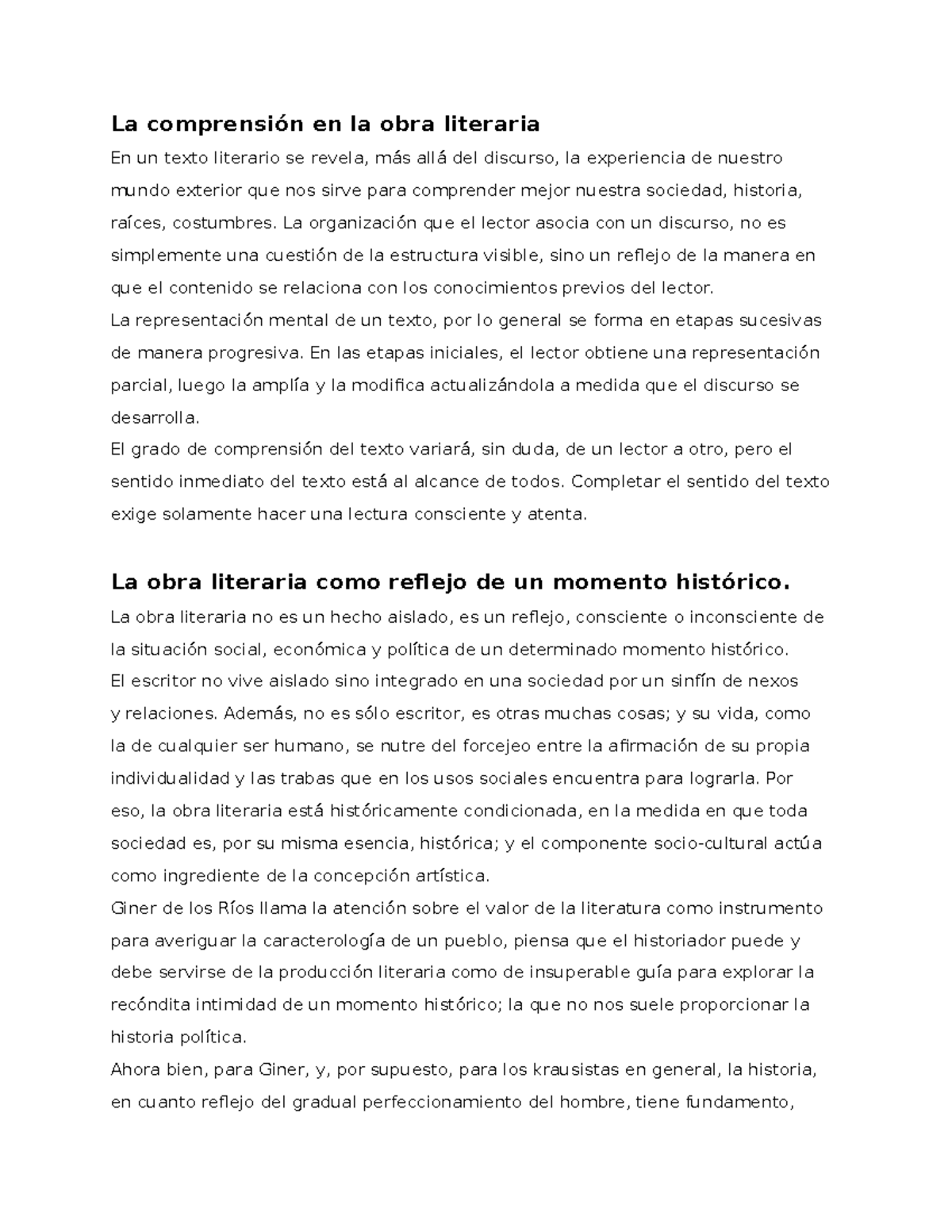 Apoyo 1 - ....................................... - La comprensión en ...