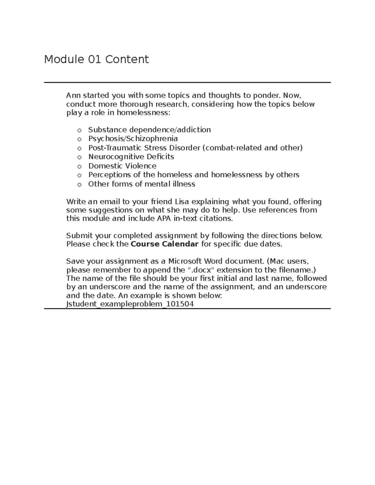 Module 01 - rggbh fijd nf dhbjfvhj dfv ybdf h - Module 01 Content Ann ...