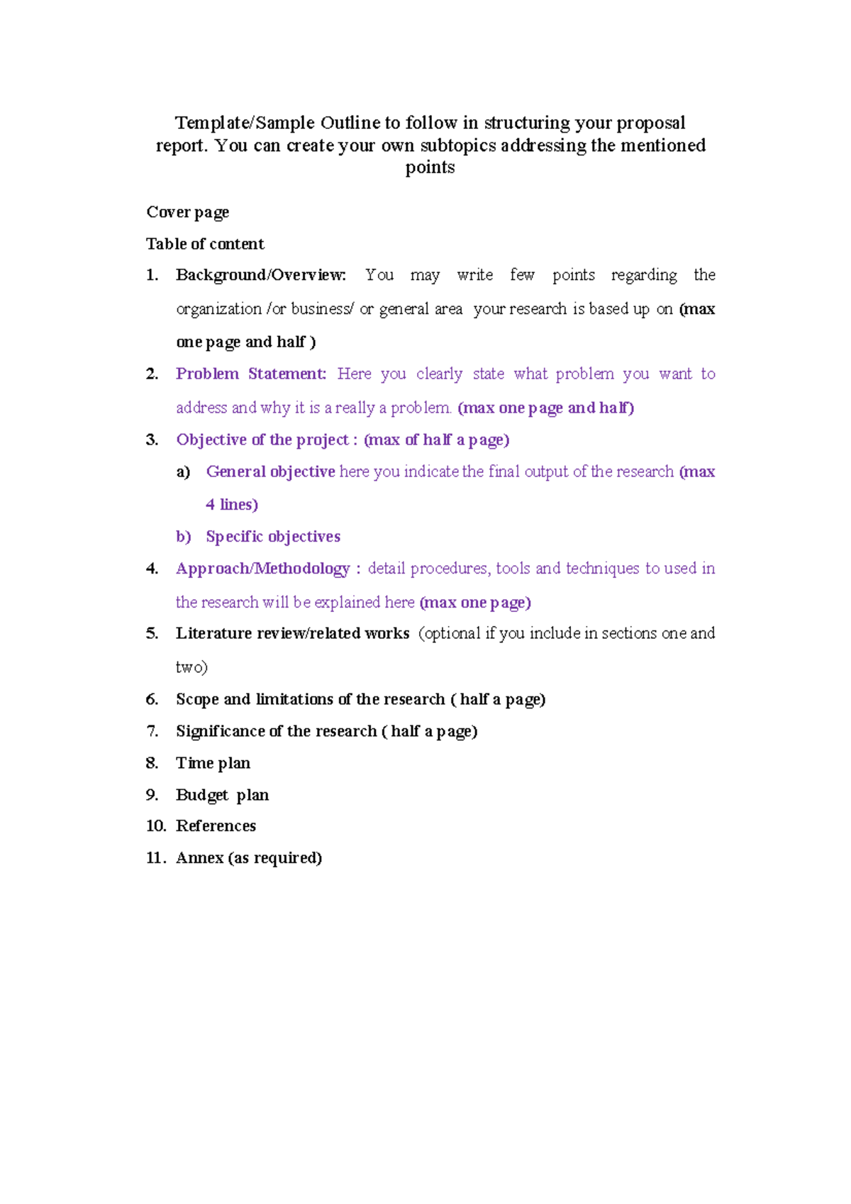 Template-proposal - you can use easily and freely - Template/Sample ...