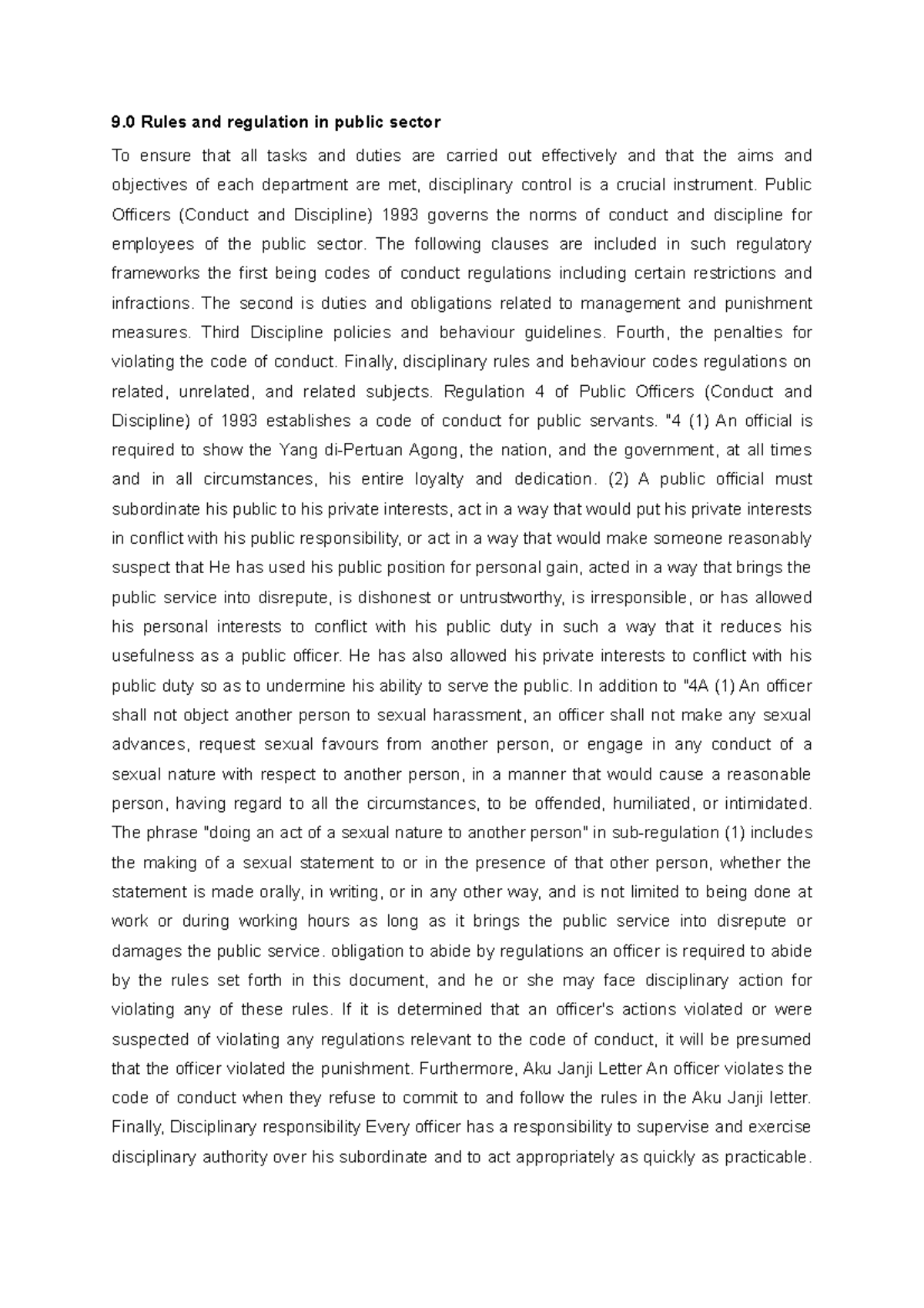 Rules AND Regulation - notes ringkas - 9 Rules and regulation in public ...