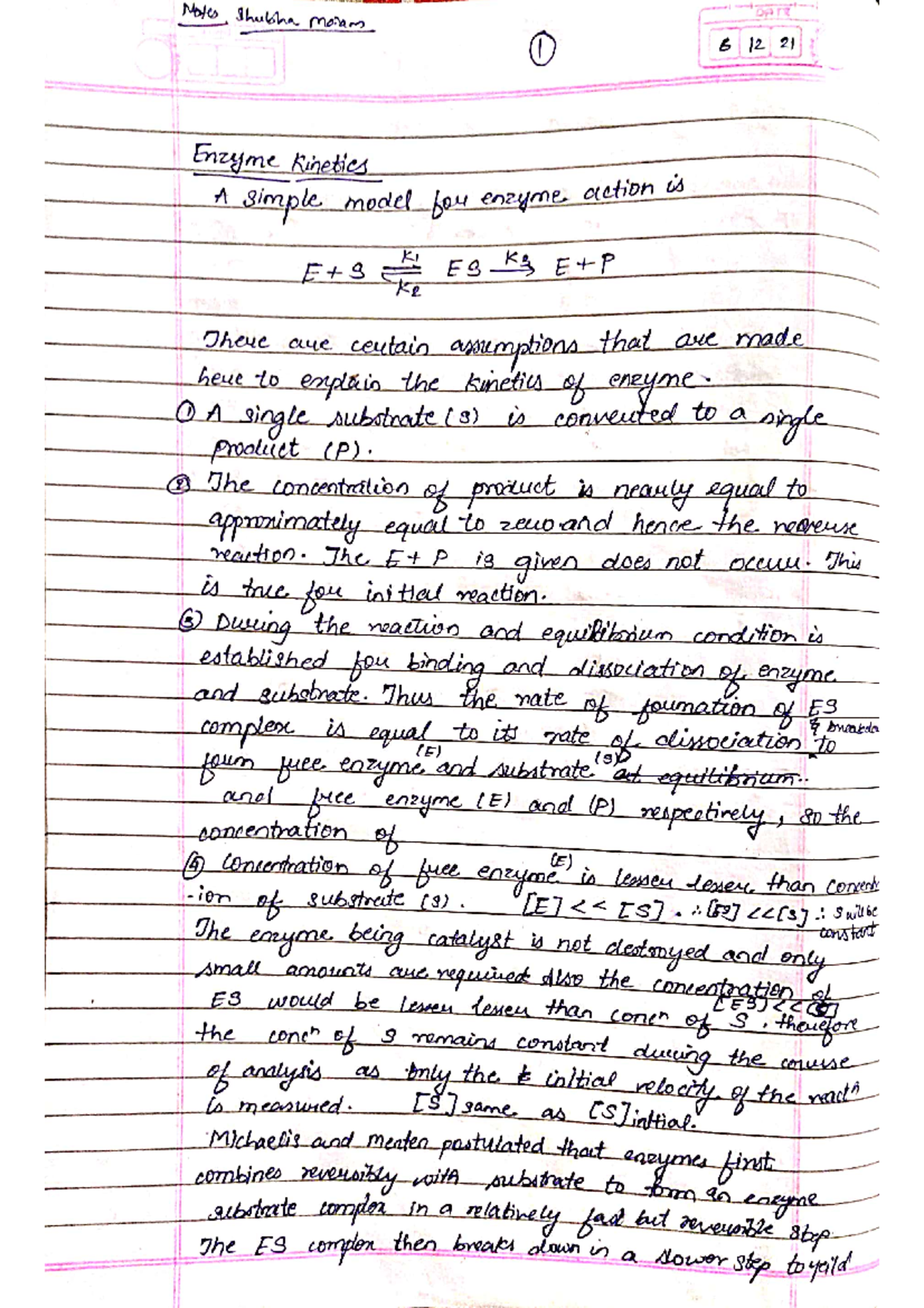 Enzymes Notes BSc Biotech SY - Biotechnology - MU - Studocu