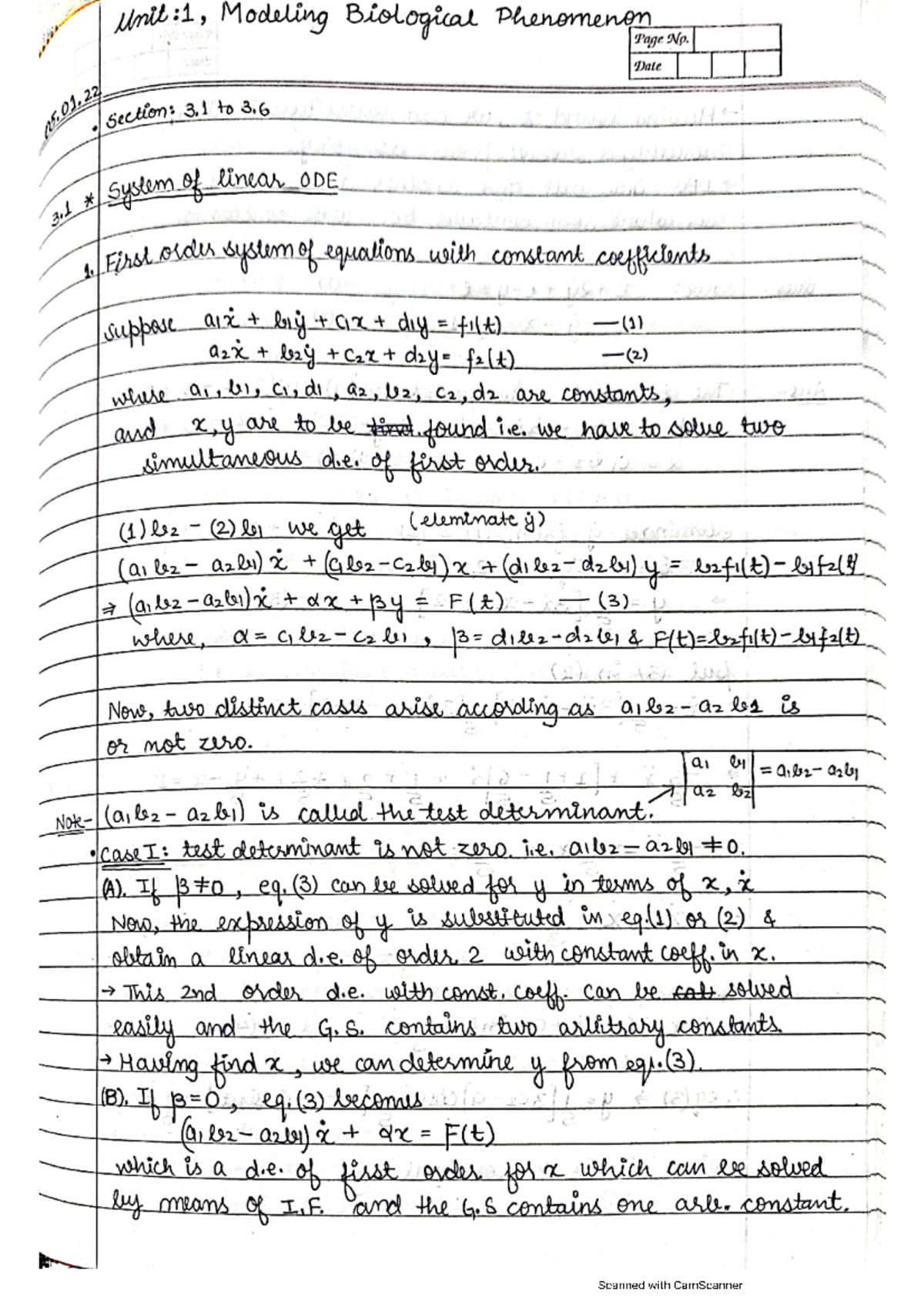 BIO maths lecture notes mathematical - Hospital Engineering And Bio ...