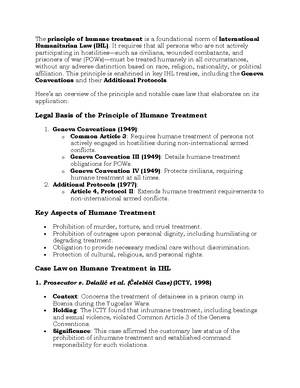 The principle of proportionality in International Humanitarian Law ...