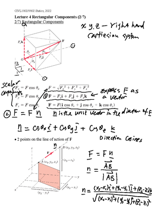 CIVL1802 Outline 2023 - CIVL1802 Statics Course Coordinator: Prof ...