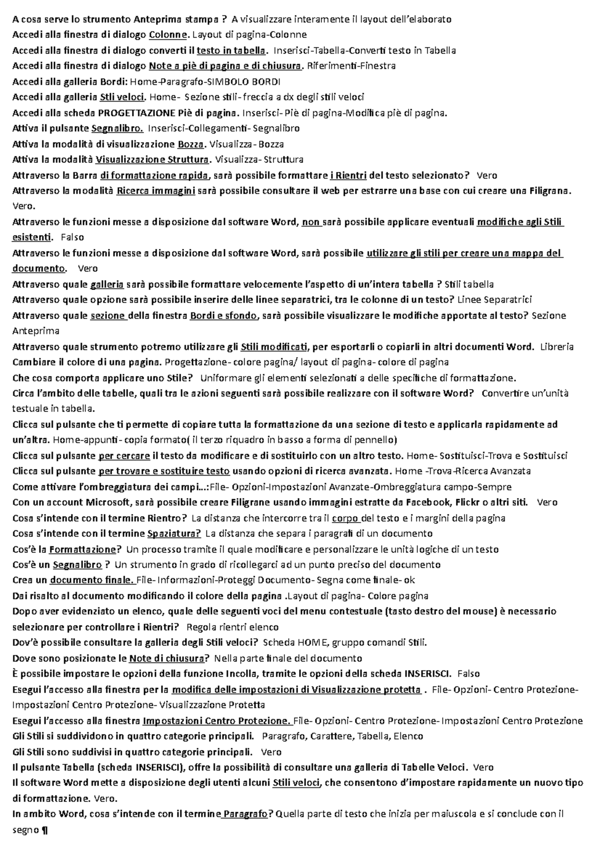 Eipass Progressive ok - A cosa serve lo strumento Anteprima stampa? A ...