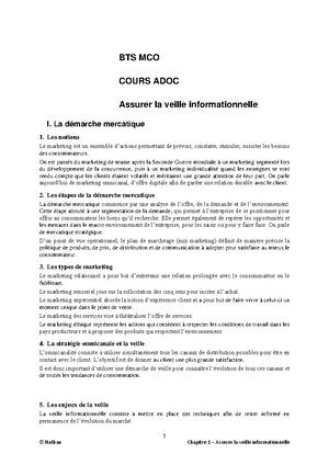 Cours ADOC Agencer ET Maintenir UN Espace Commercial Physique Attractif - ABDELHAFID LAHCENE BTS ...