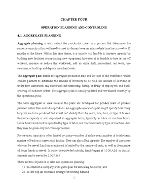 Operations Research Module - CHAPTER ONE 1. Introduction to Operations ...