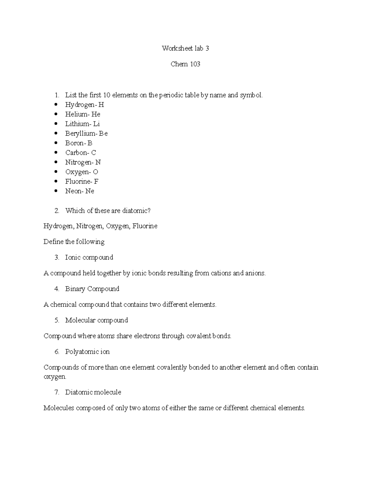 worksheet-lab-3-list-the-first-10-elements-on-the-periodic-table-by