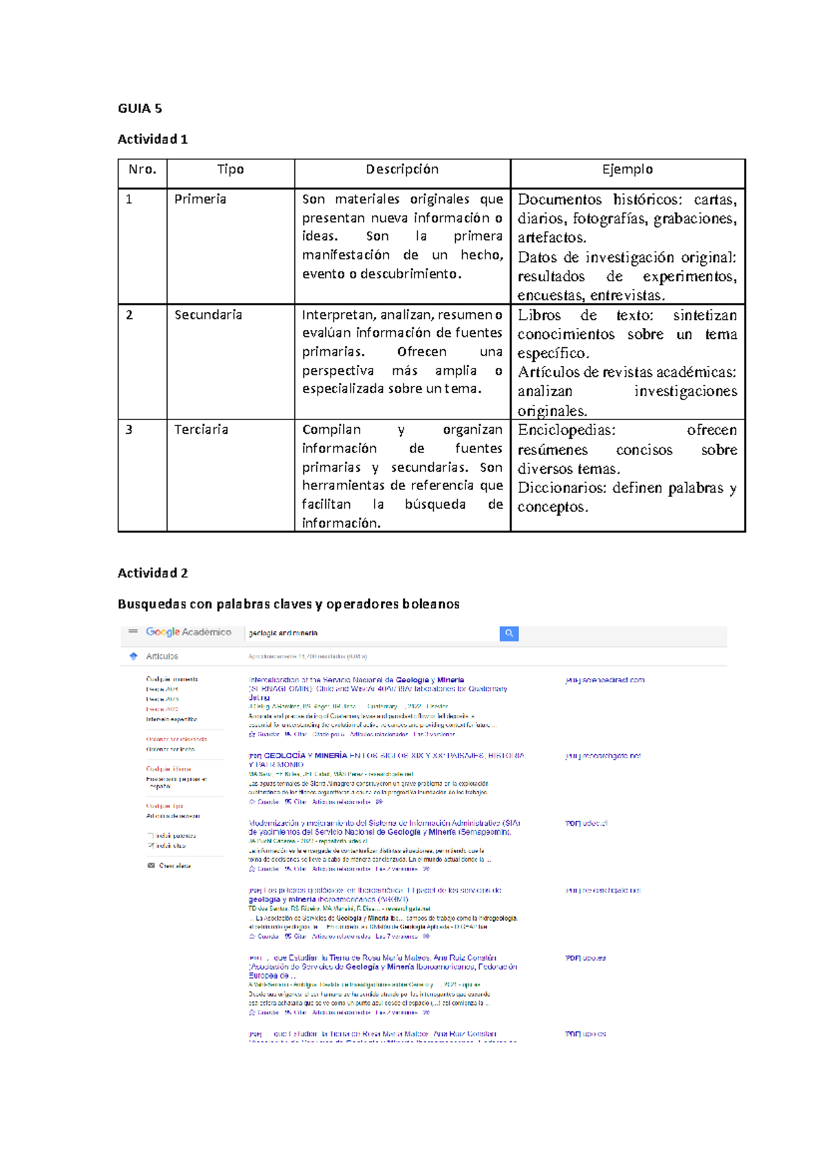 GUIA 5 pensamiento com - .jdjdn - GUIA 5 Actividad 1 Actividad 2 ...