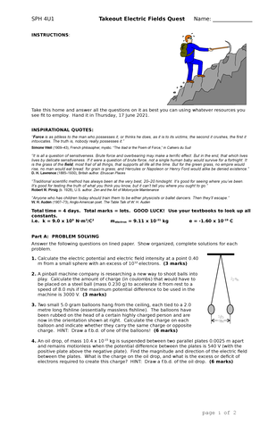 Unit04 test student - 373573 - SPH4U: Physics, Grade 12, University ...