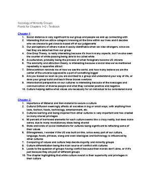 Sociology of Minority Groups - Review for Quiz #1 - 500 Nations ...