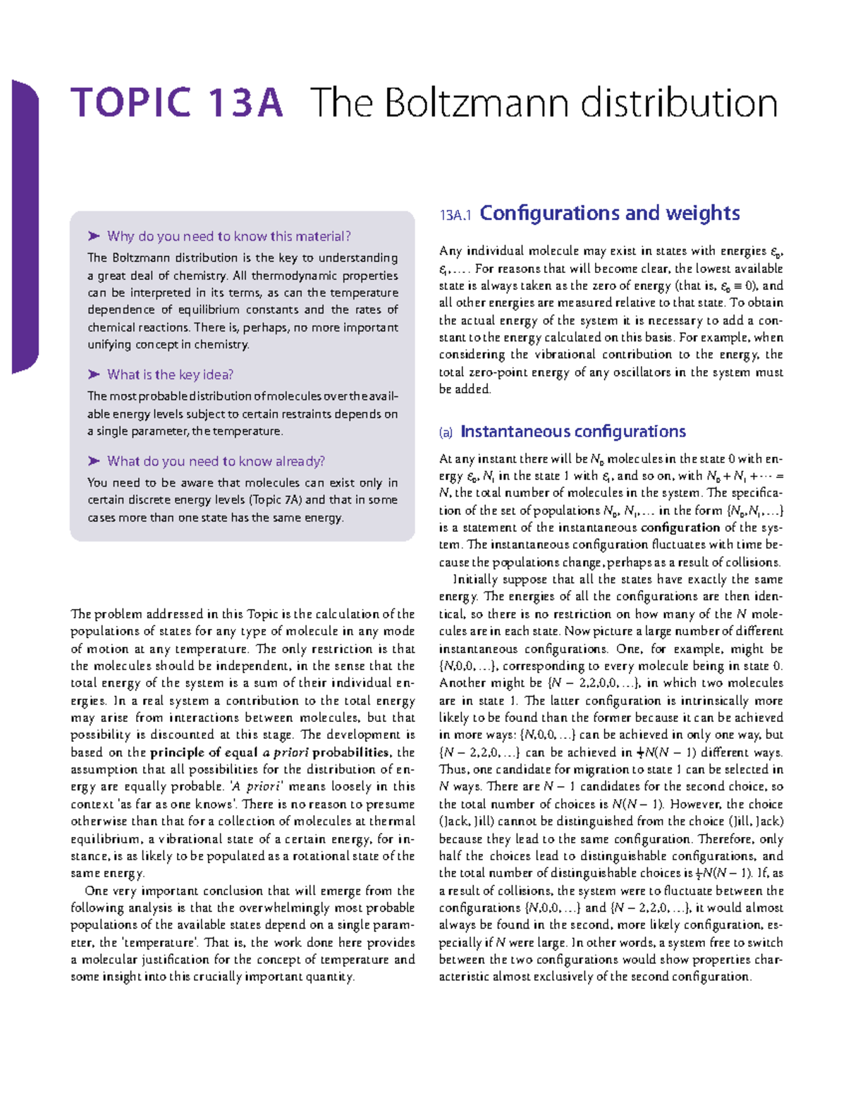 13A - Textbook chapters. - !e problem addressed in this Topic is the ...