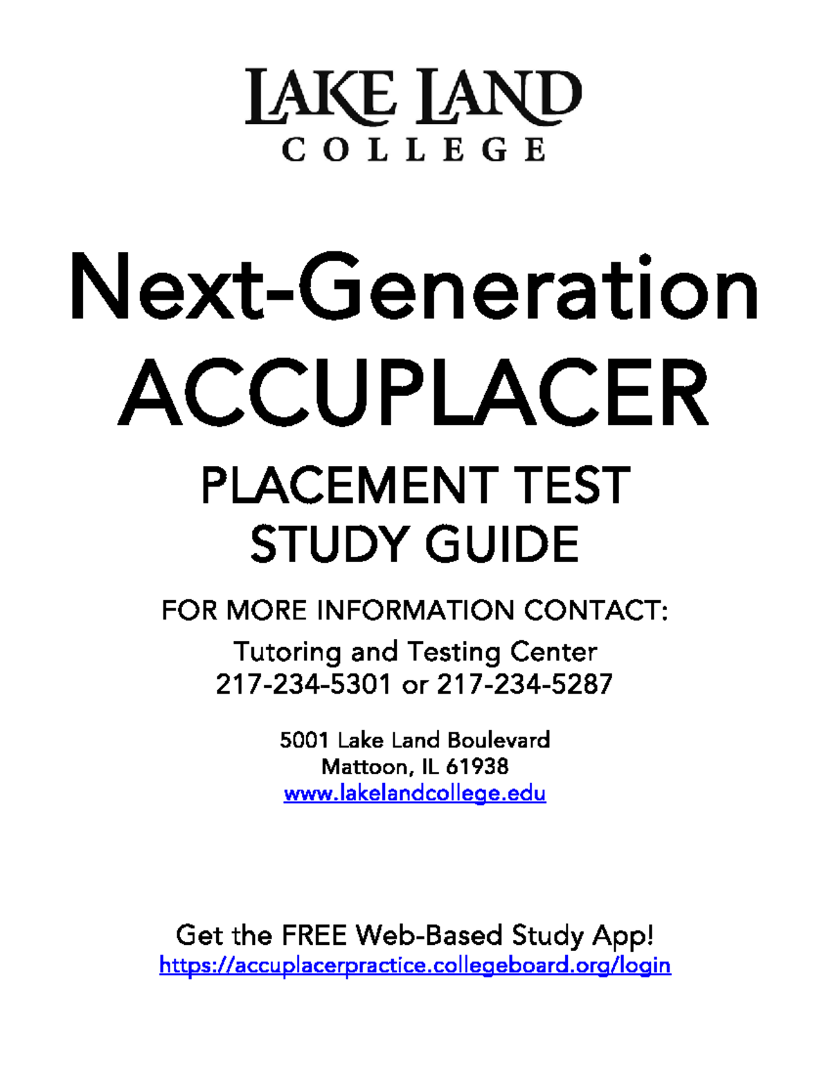 Accuplacer-study-guide -9 2016 - Next-Generation ACCUPLACER PLACEMENT ...