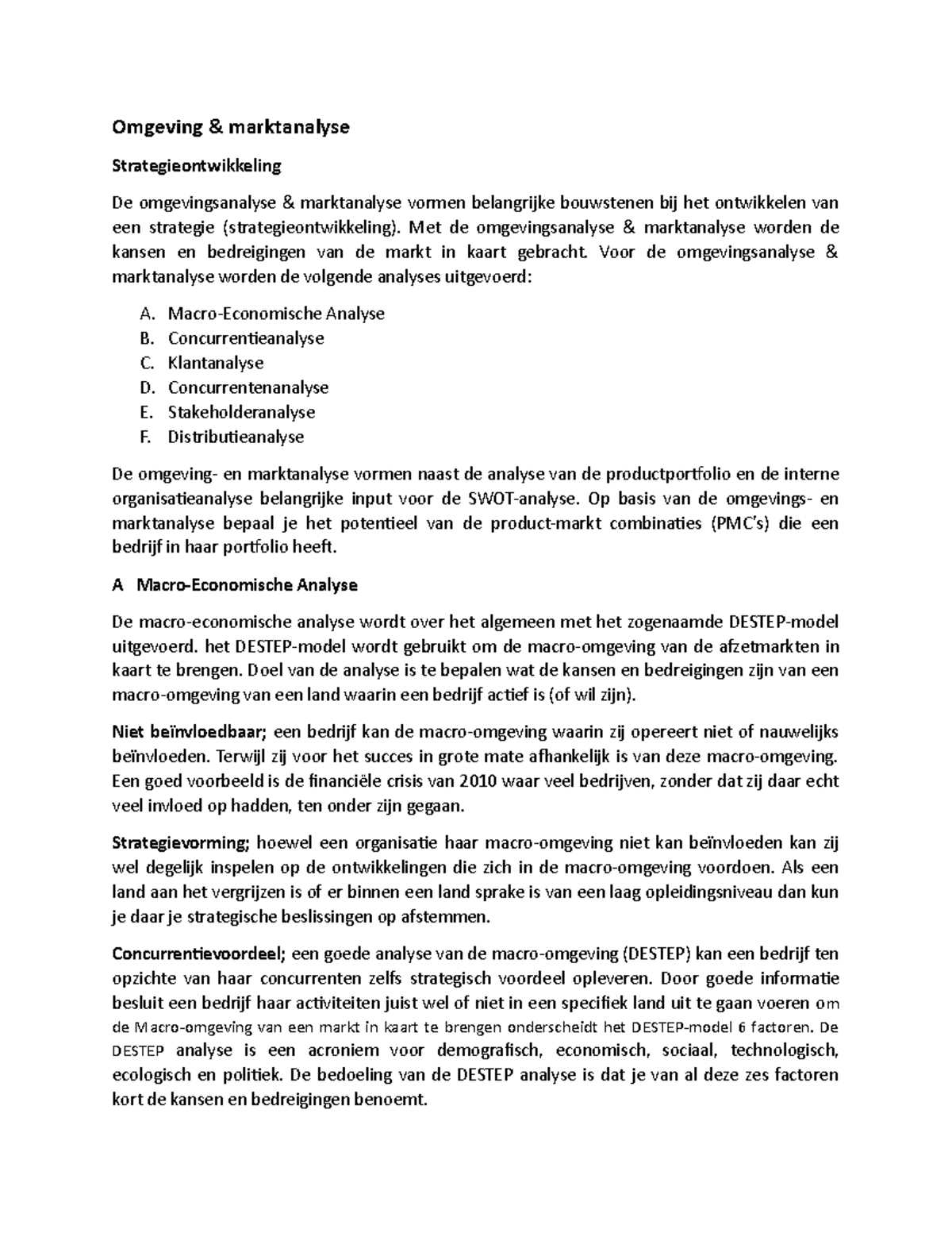 Onderdeel marktanalyse en planning: de juiste stappen tot een gedegen ...