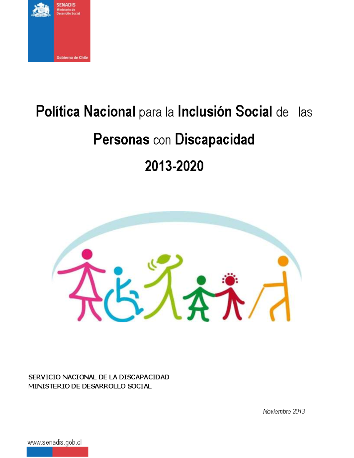 Politica Nacional para la Inclusion Social de las Personas con Discapacidad - PolÌtica Nacional ...