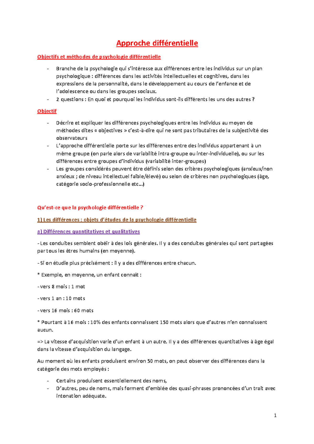 Approche différentielle - Warning: TT: undefined function: 32 Approche différentielle Objectifs ...