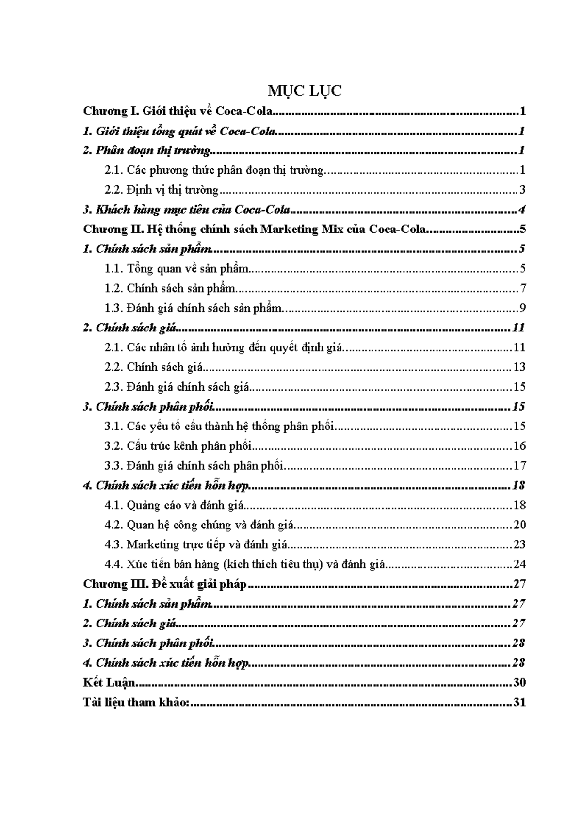 Marketing-BTL Coca - Coca-Cola là thương hiệu nước giải khát có gas nổi ...